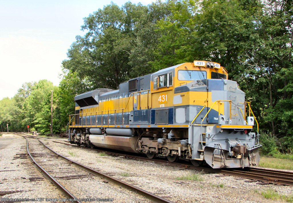 VTR 431 waiting for paint